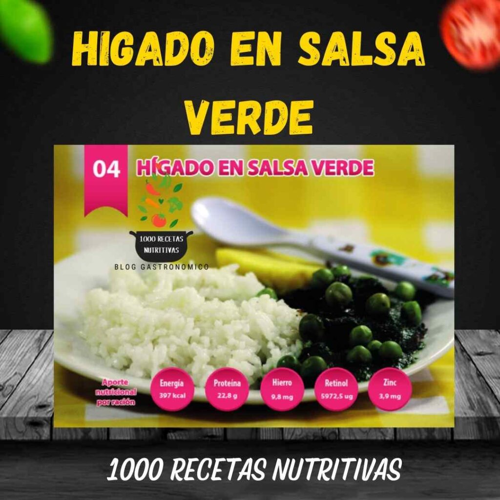 HÍGADO EN SALSA VERDE - 1000 Recetas Nutritivas y saludables
